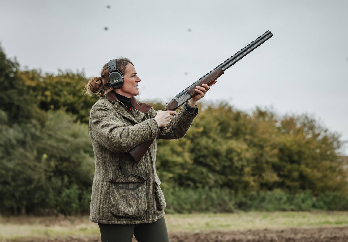 Ballynahinch Ladies' Tweed Shooting Jacket - Heath