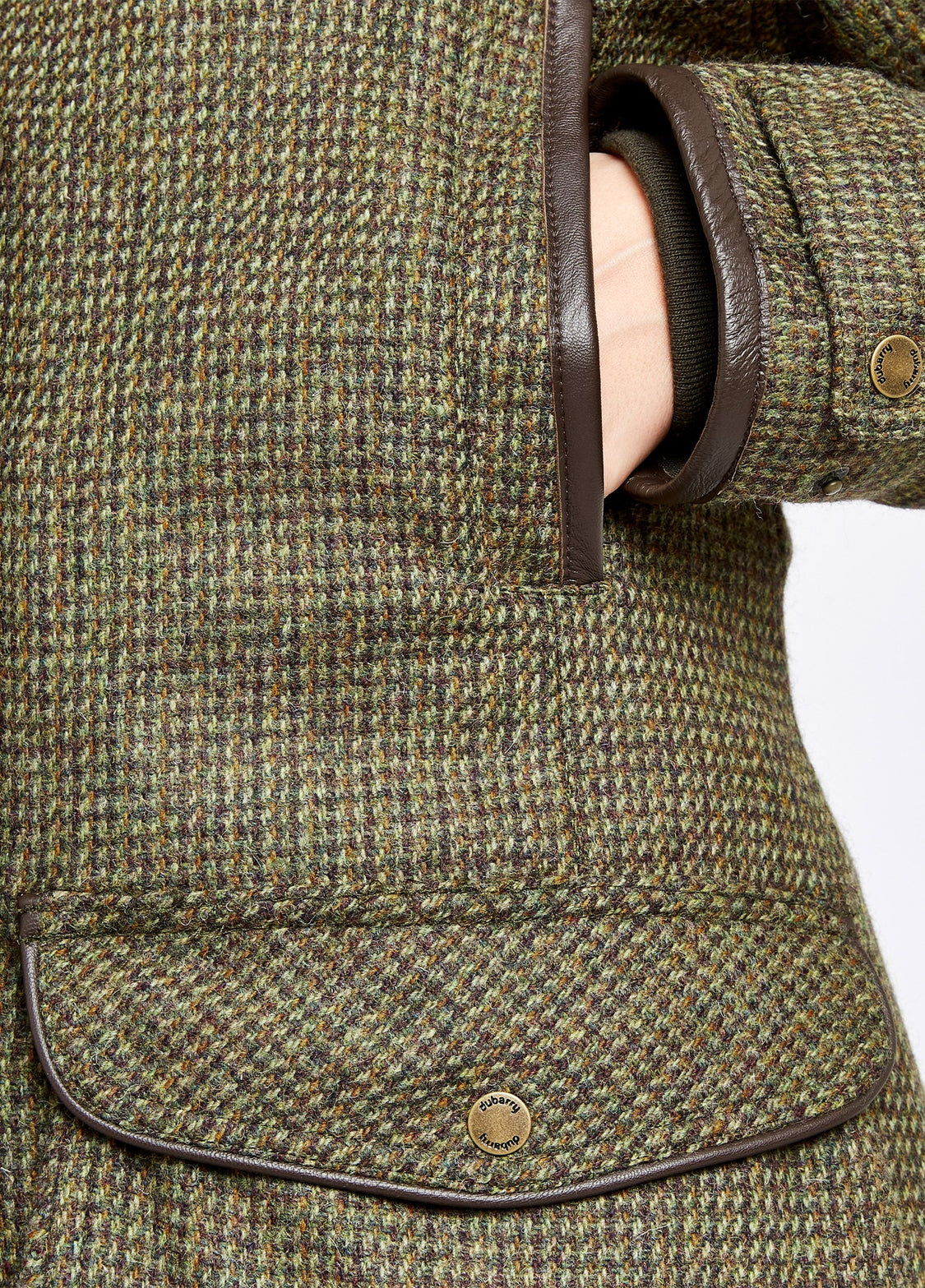 Ballynahinch Ladies' Tweed Field Coat - Heath